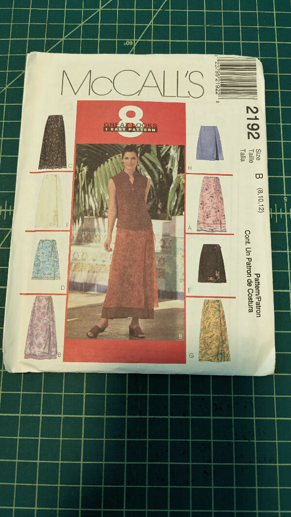 McCall's 2192 8 Great Looks 1 Easy Pattern Wrap Skirt Sewing Pattern S – Destashify