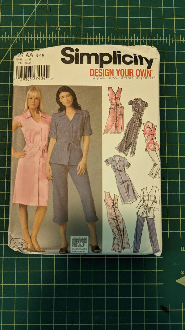 Simplicity Design Your Own Shirtdress, Tunic & Pants Sewing Pattern Si – Destashify