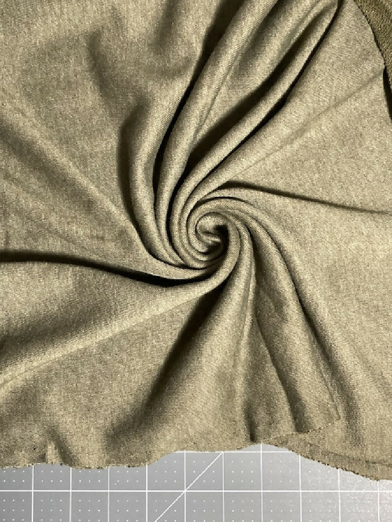 heathered olive terry knit – Destashify