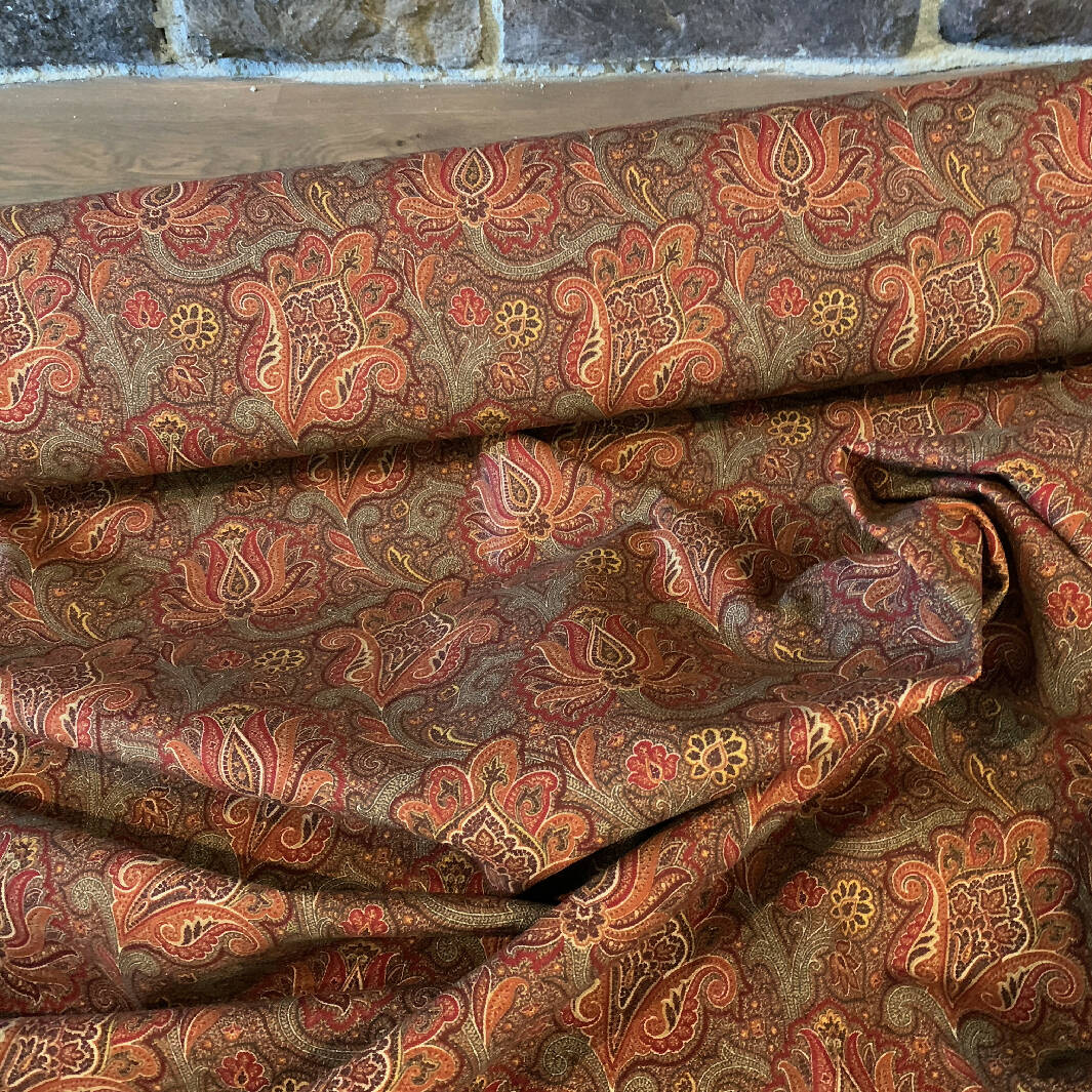 Rust Paisley - Yardage – Destashify