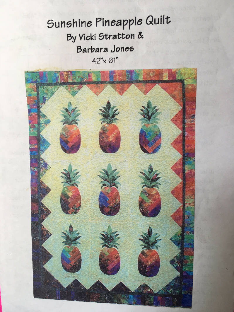 Sunshine Pineapple Quilt Pattern