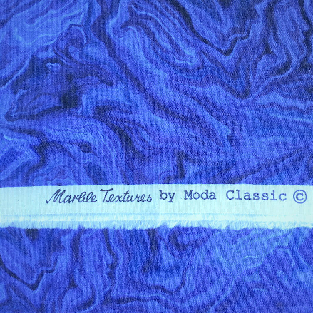 Cotton Quilting Fabric Blue Print 4 Fabrics Half Yard Bundle – Destashify