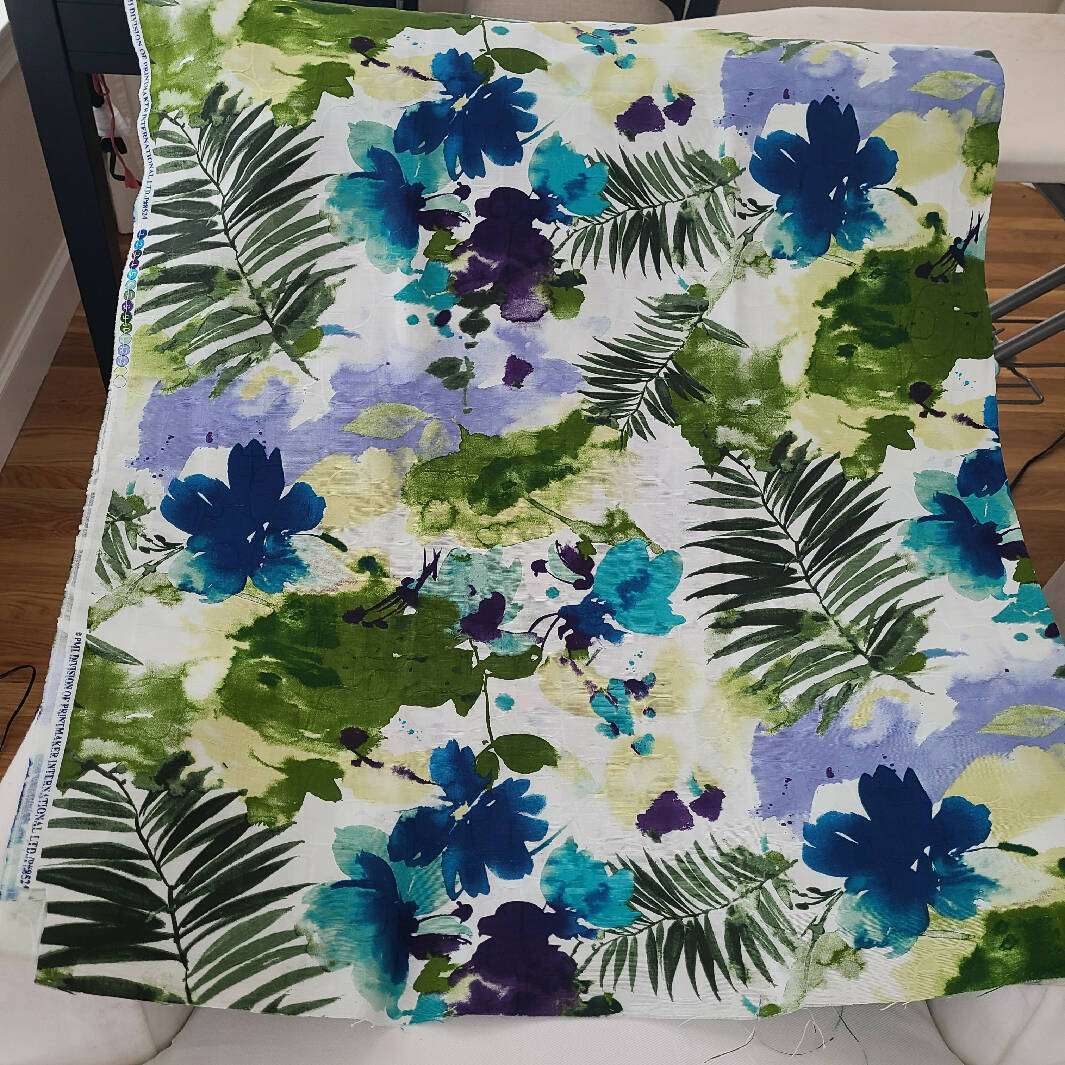 1 yard linen jacquard – Destashify