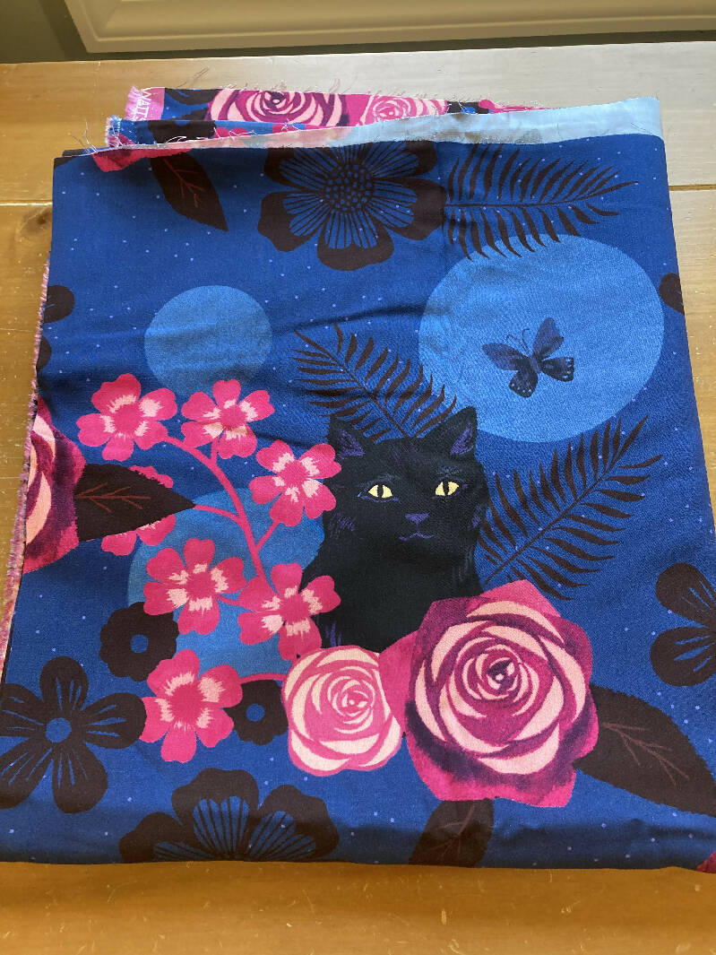 Magic Cat Rayon Midnight 2.66 yards – Destashify