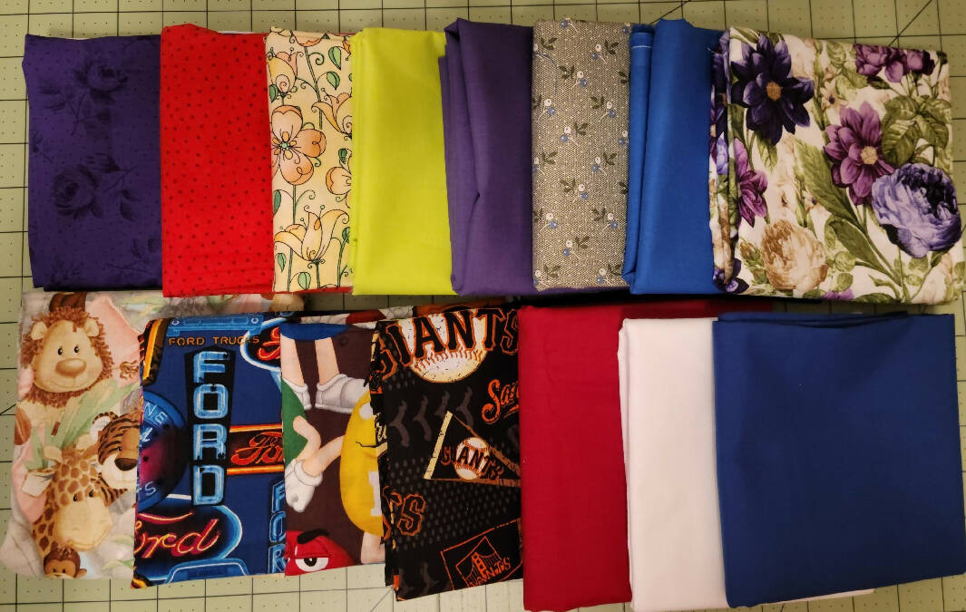 Cotton Quilting Fabric Half Yard Bundle - 7.5 yards – Destashify