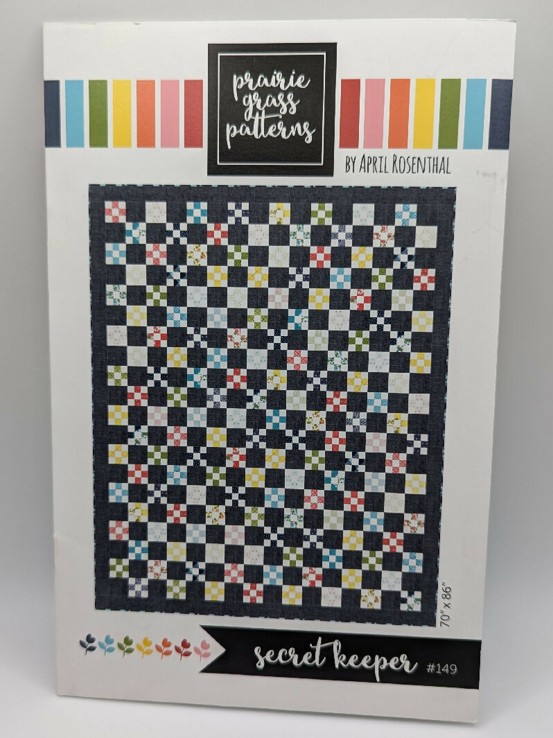 Prairie Grass Patterns#149 Secret Keeper by April Rosenthal Quilt Patt ...