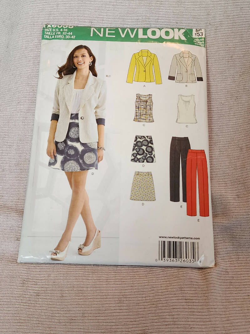New Look 6035 - Misses Wardrobe, UC/FF, SZ 4-16 – Destashify