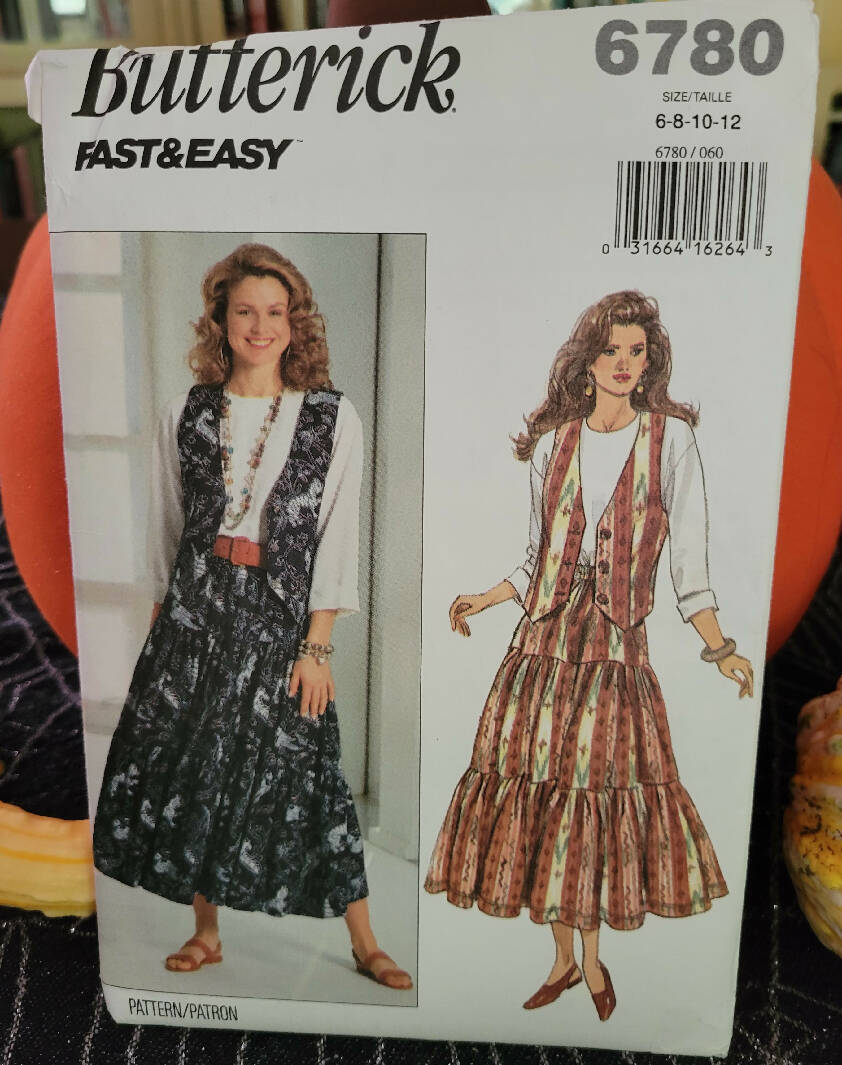 Butterick Fast & Easy Pattern #6780 – Destashify