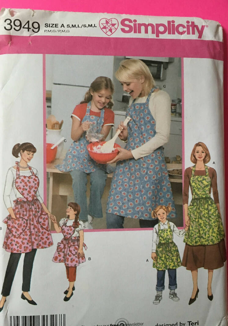 Apron Patterns 6 SIMPLICITY APRON BUNDLE – Destashify